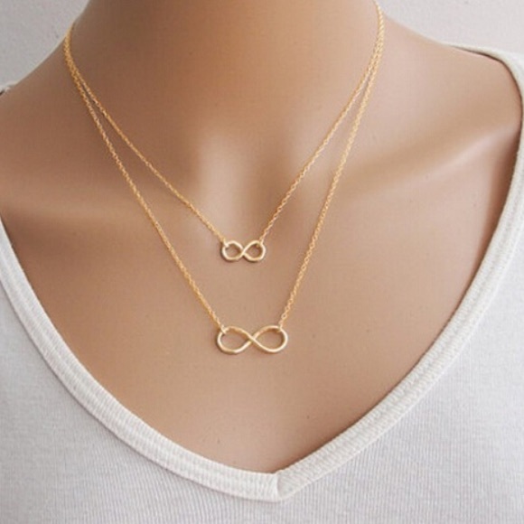 Kathrono | Jewelry | Beautiful Boho Double Layered Infinity Necklace ...